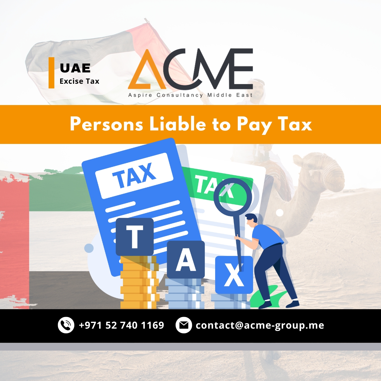 Understanding Persons Liable to Pay Tax in the UAE - ACME Group