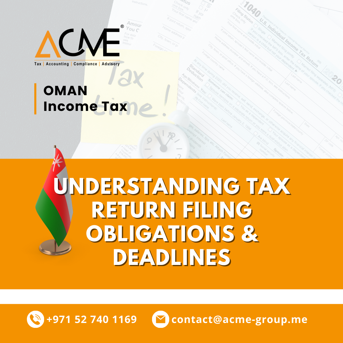 Understanding Tax Return Filing Obligations & Deadlines - ACME Group